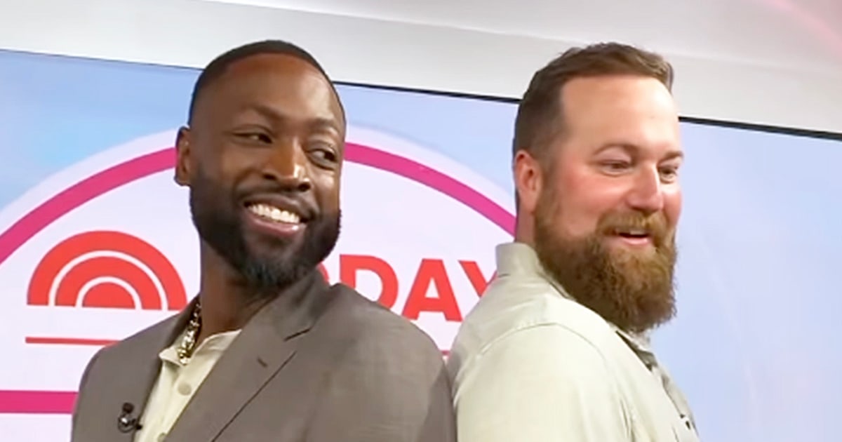 Dwyane Wade And Ben Napier Settle Who Is Taller On TODAY