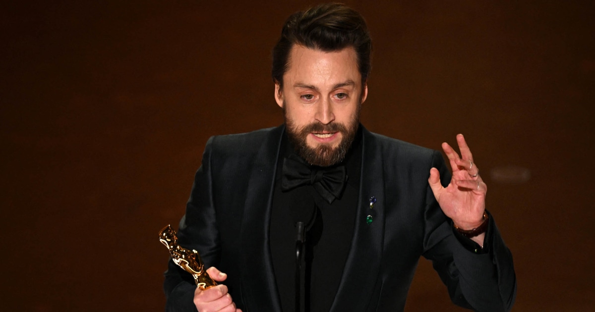 Kieran Culkin Uses Oscar Speech To Ask Wife For Four Kids