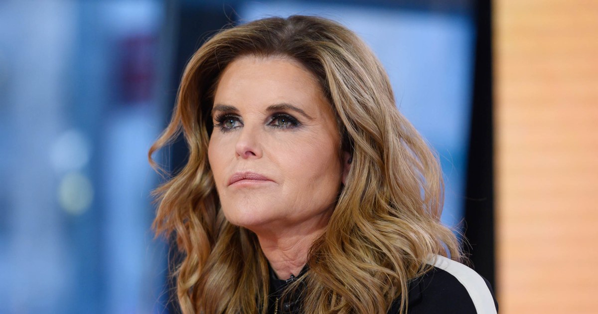 What Maria Shriver Told Herself On A Bathroom Floor Amid Divorce From ...