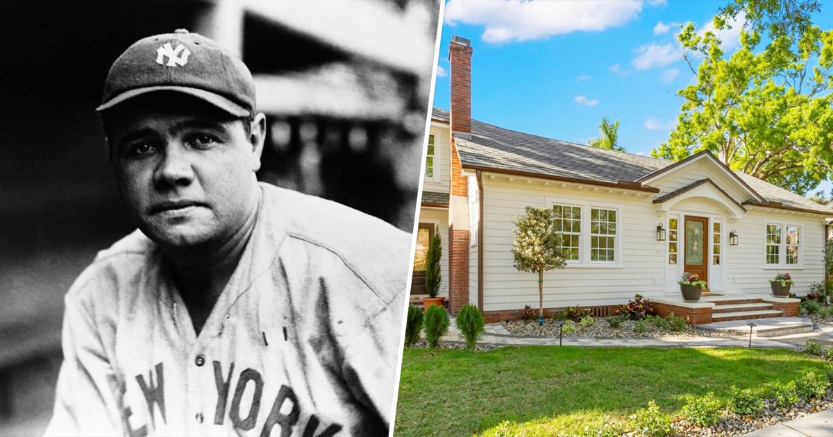 The Florida Home Where Babe Ruth Stayed During Spring Training is For ...