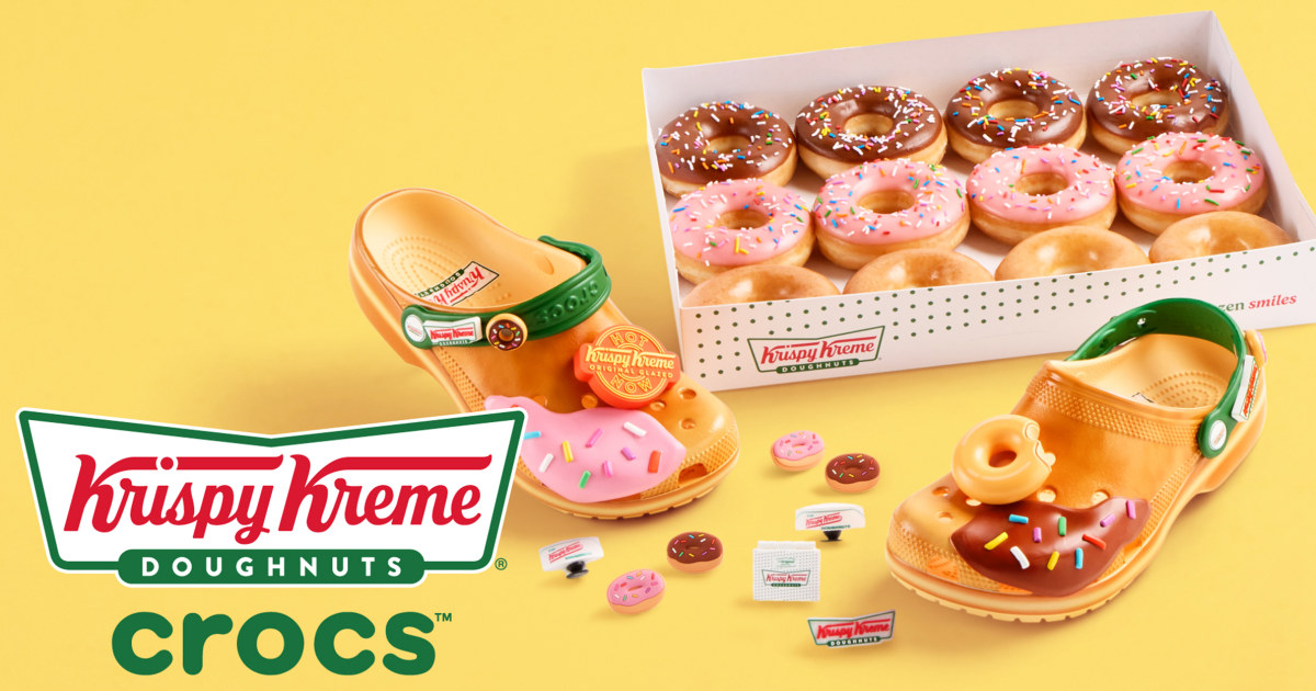 Krispy Kreme and Crocs Release Limited-Edition Clogs