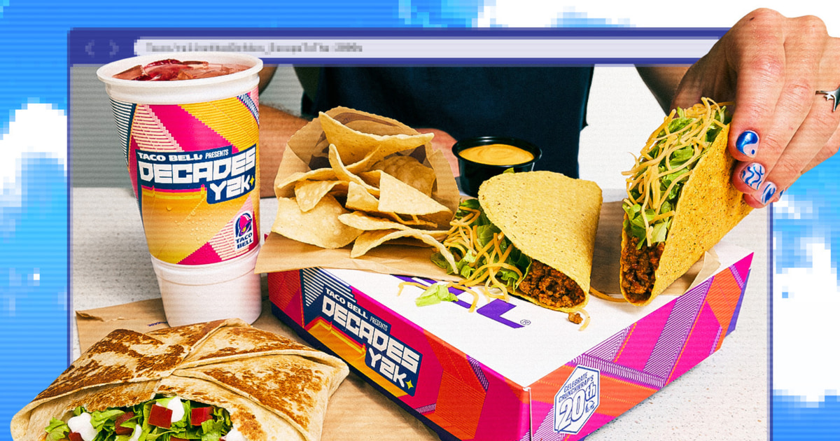 Taco Bell Brings Back Classic Items With Decades Y2K Menu