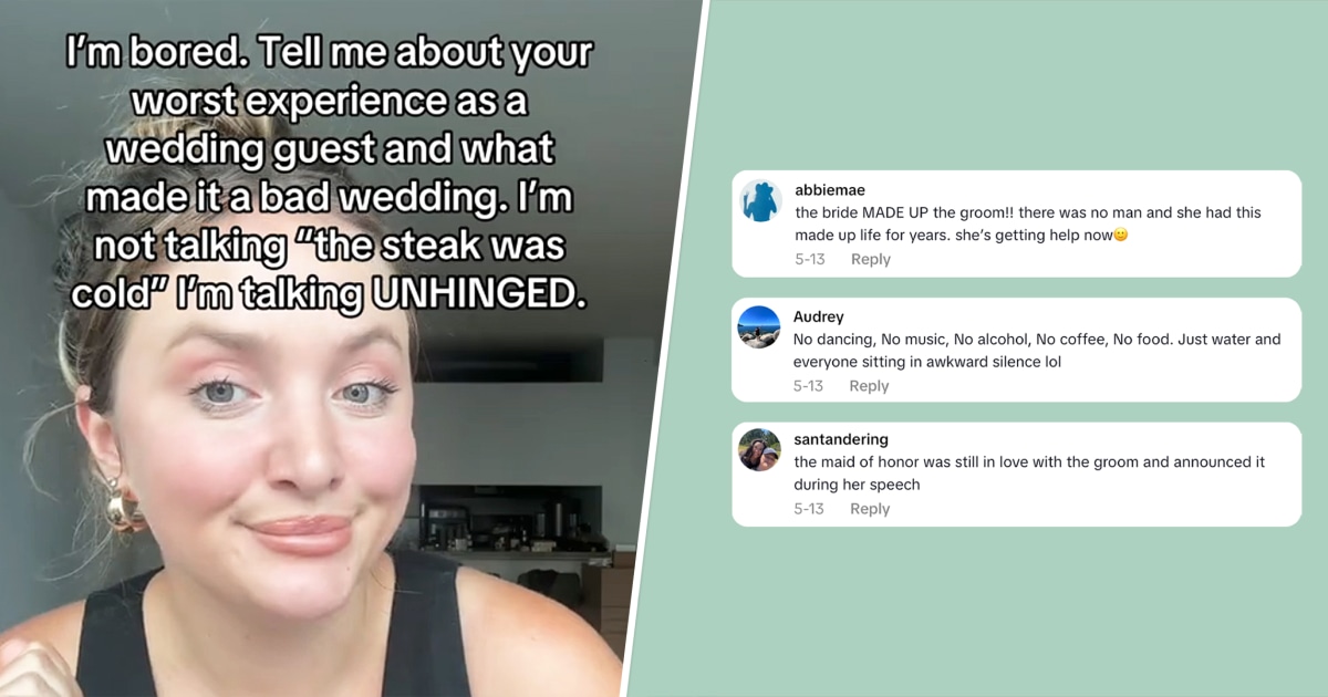 People Are Sharing Their Craziest Wedding Guest Stories on TikTok