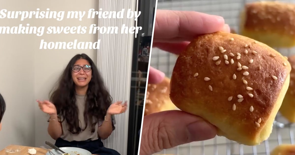 Baker Surprises Friend With Homemade Iranian Pastries In Emotional Video