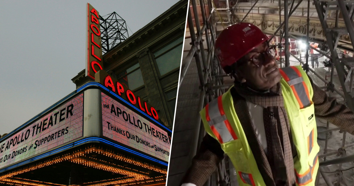 Al Roker Tours the Apollo Theater As it Undergoes $65M Renovation