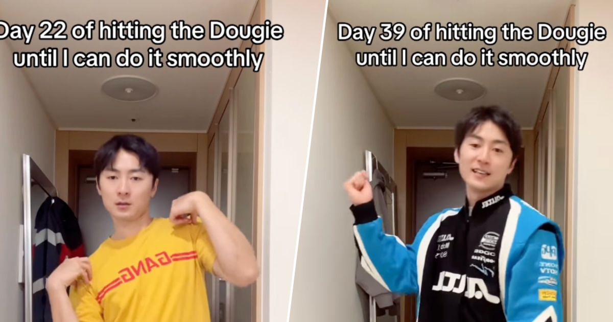 This Man's Daily Dougie Dance Challenge Is Bringing Joy Online