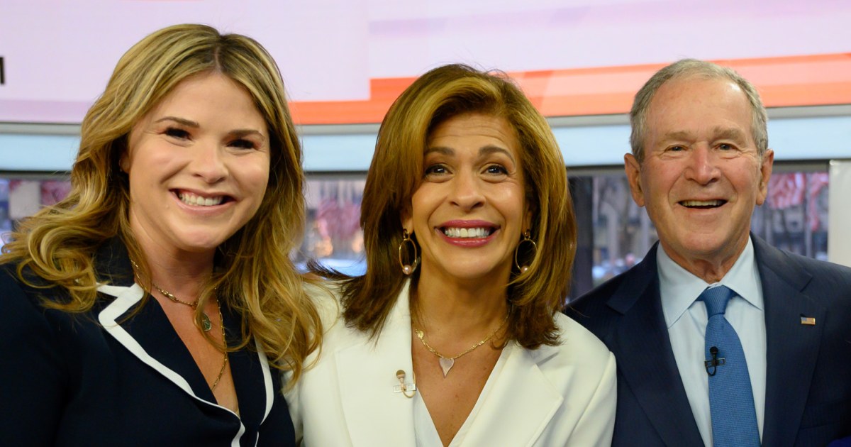 Hoda Kotb and George W. Bush Reunite Behind-the-Scenes at Jenna’s Interview