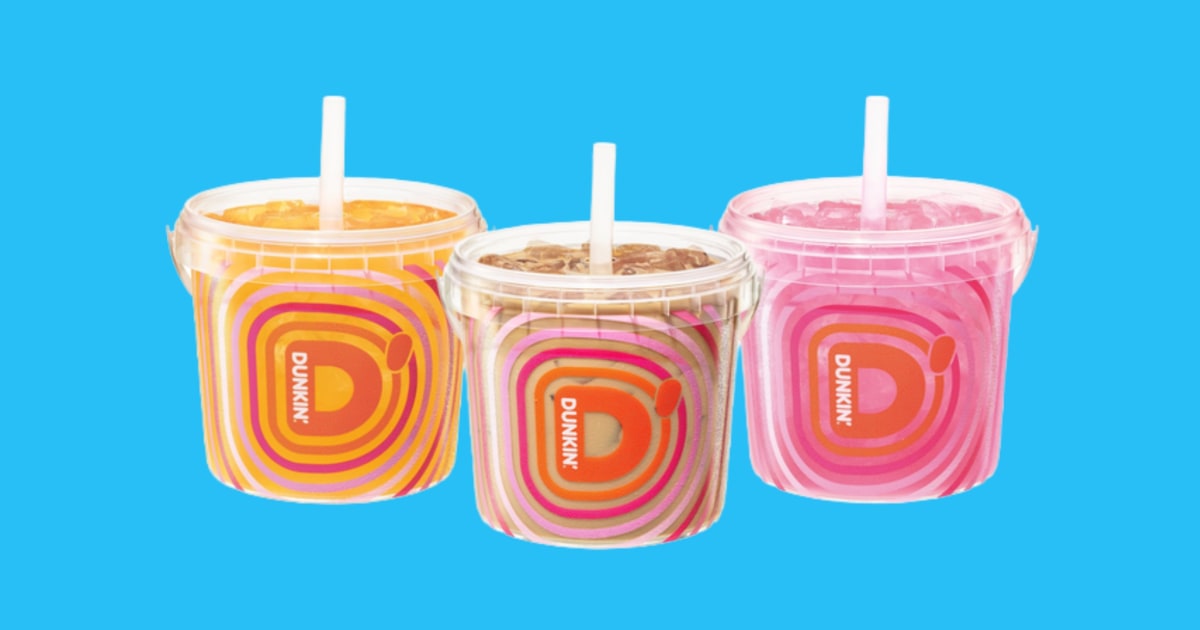 Dunkin’s 48-Ounce Coffee Buckets Are Back, Now Nationwide