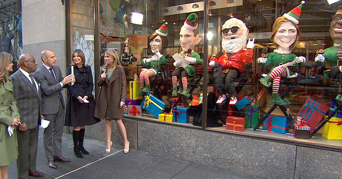 TODAY unveils its own holiday window display