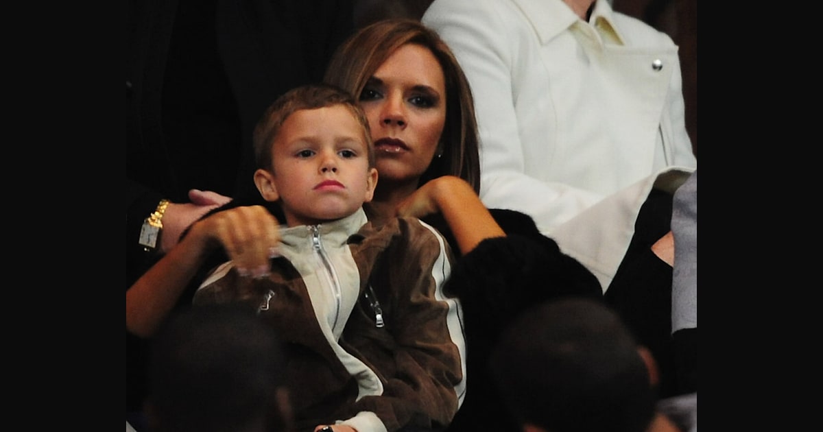 Romeo Beckham makes his modeling debut for Burberry