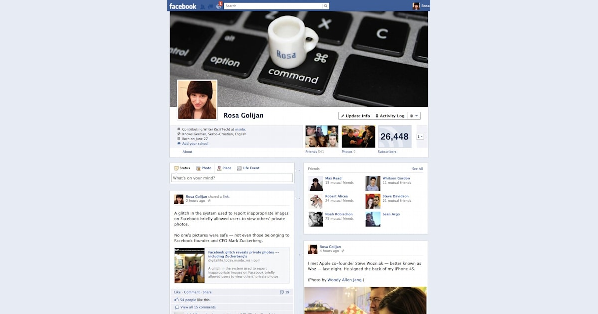 Facebook begins rolling out new Timeline design