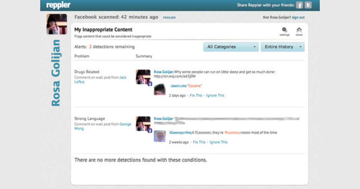 New tool helps clean up your Facebook reputation