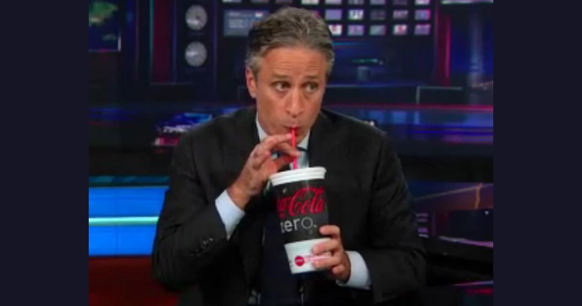 Stewart, Colbert pour criticism on NYC plan to ban big drinks