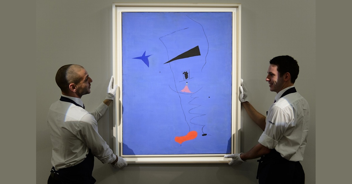 Miro painting sells for record $36.9M at auction