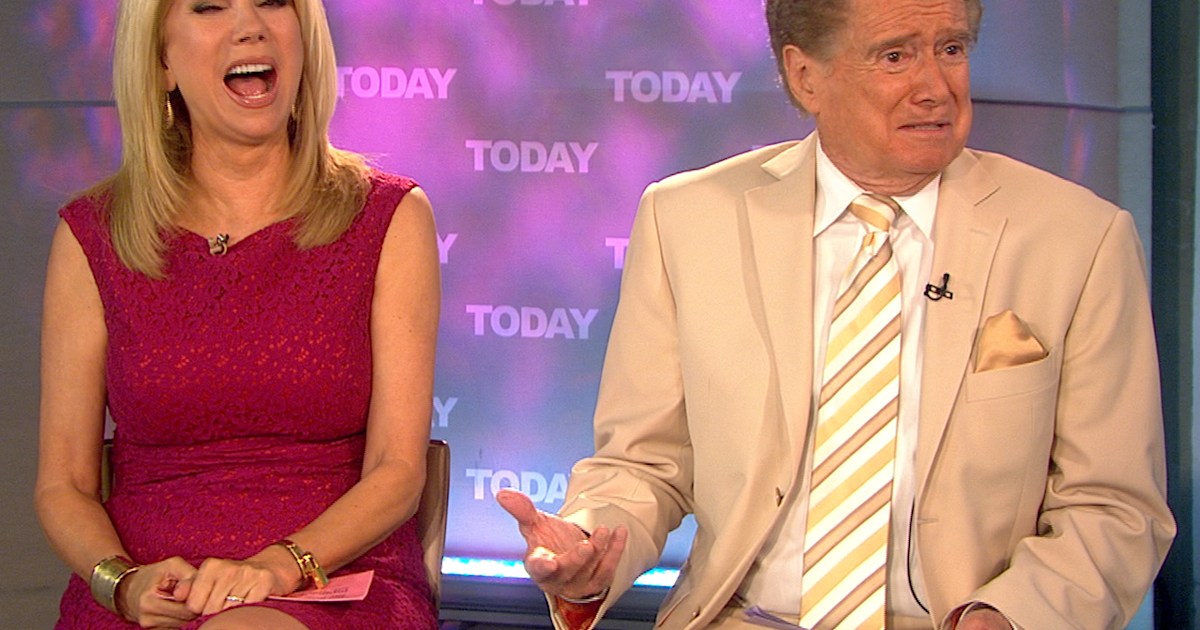 Regis rolls his eyes at web photo segment