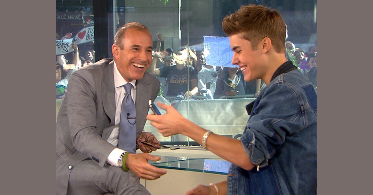 Matt Lauer featured in Justin Bieber's new tune, 'Maria'