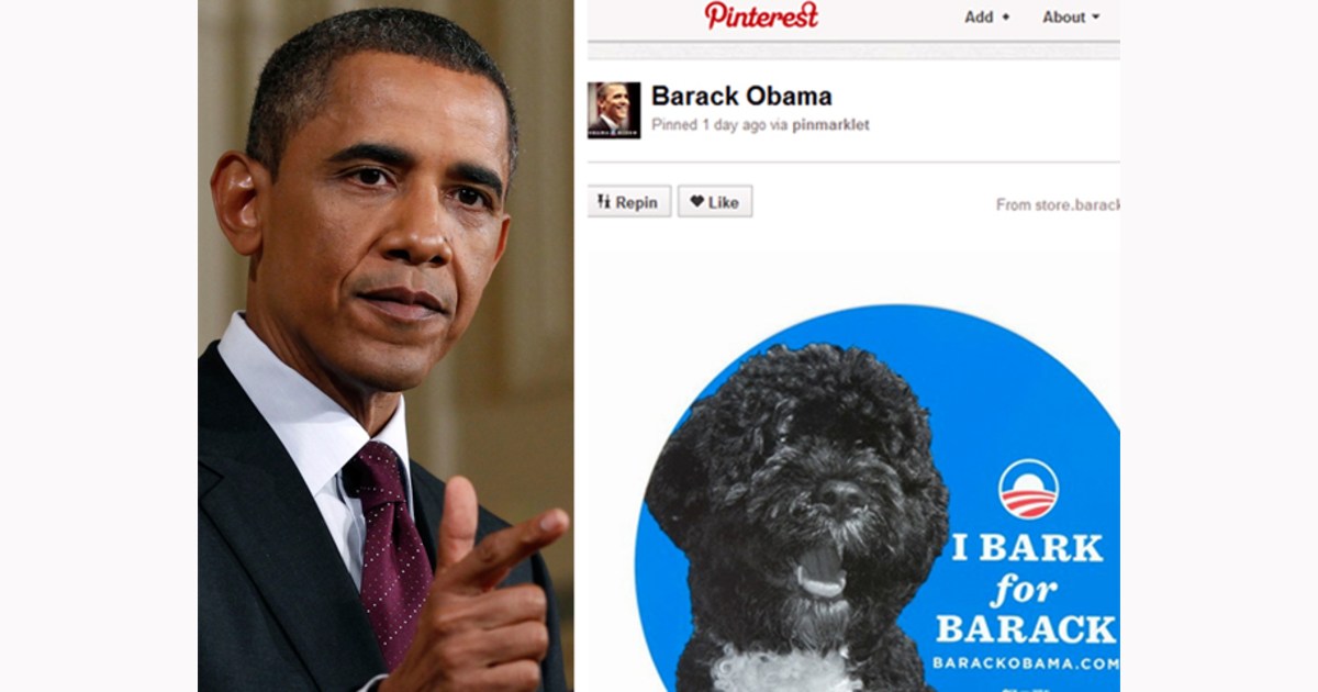 Chili recipe anyone? Obama (the campaign) starts pinning on Pinterest