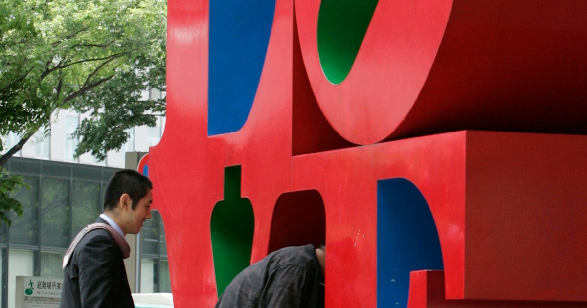 Artist who created 'Love' sculpture renounces other work, gets sued