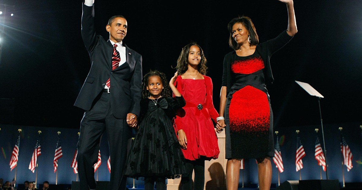 Sasha and Malia Obama grow up before our eyes