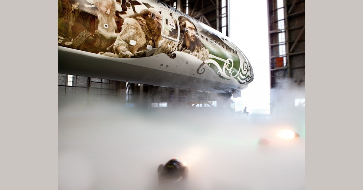 Air New Zealand unveils 'Hobbit'-themed plane