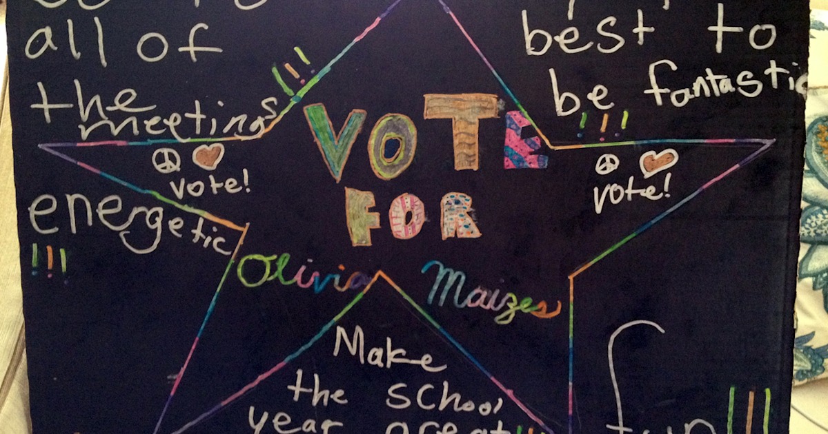 Promises and politics... grade school style