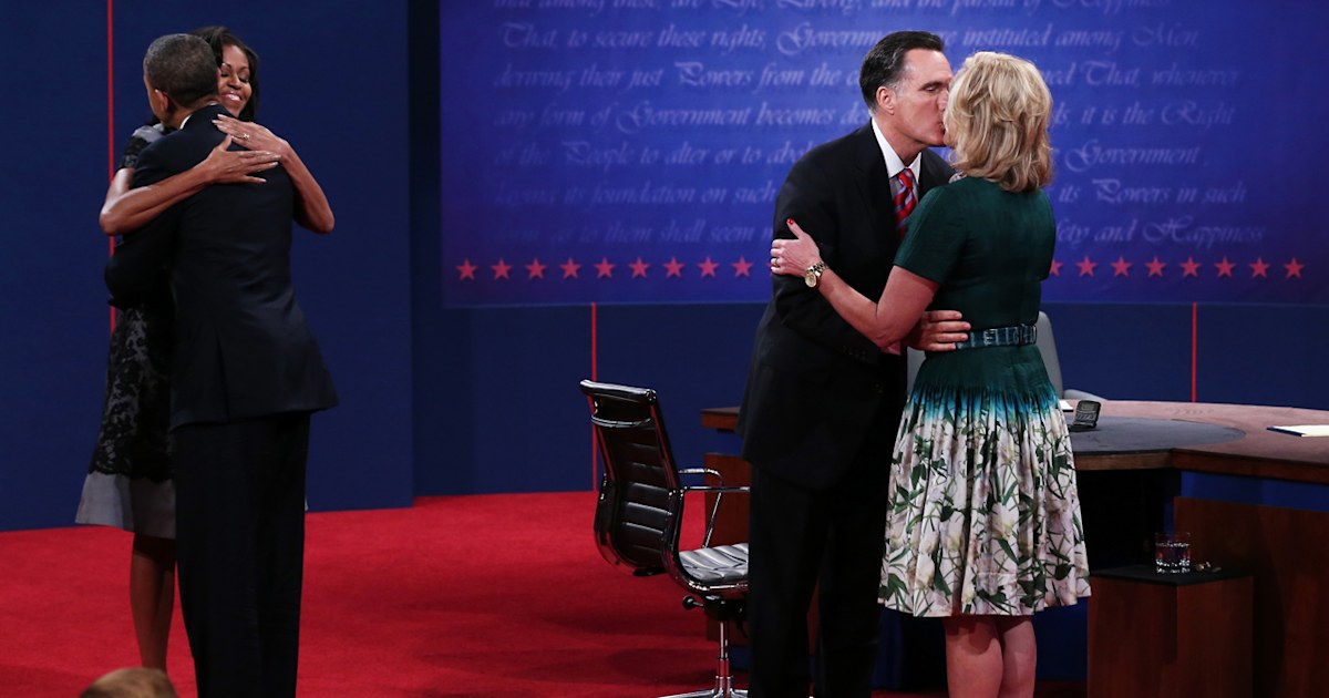 Post-debate, stage turns into a lovefest