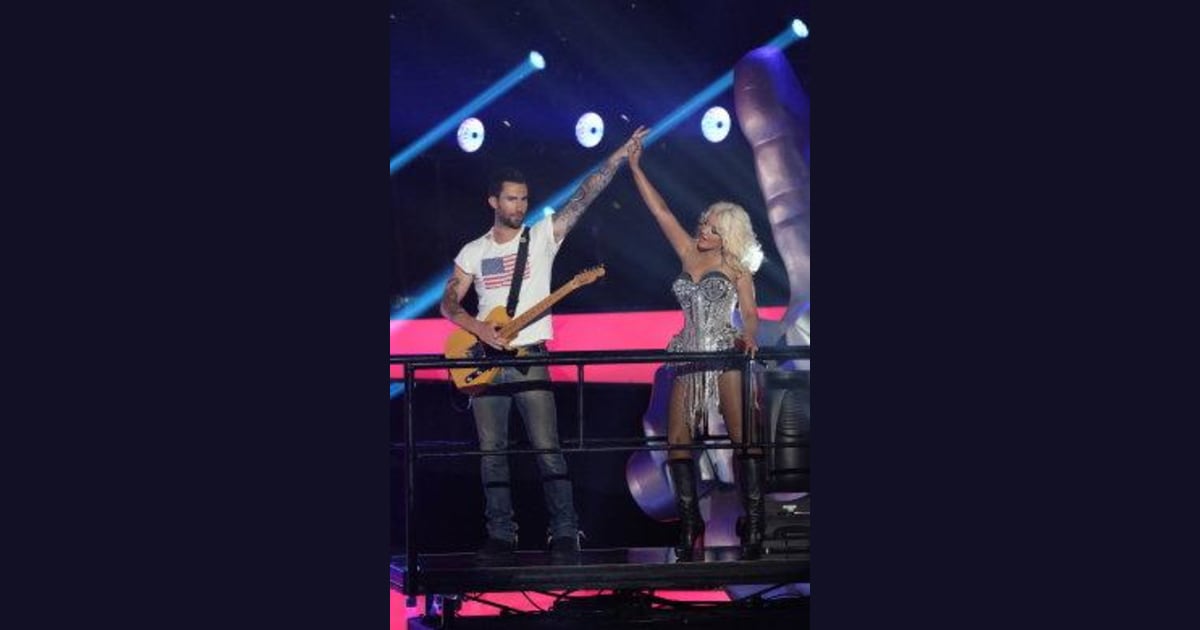 Adam Levine defends fellow 'Voice' coach Christina Aguilera over weight ...