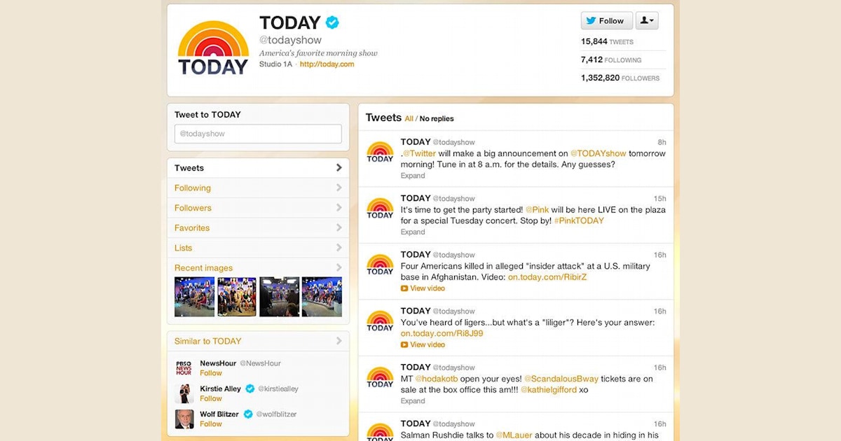 Twitter announces new profile pages, iPad app