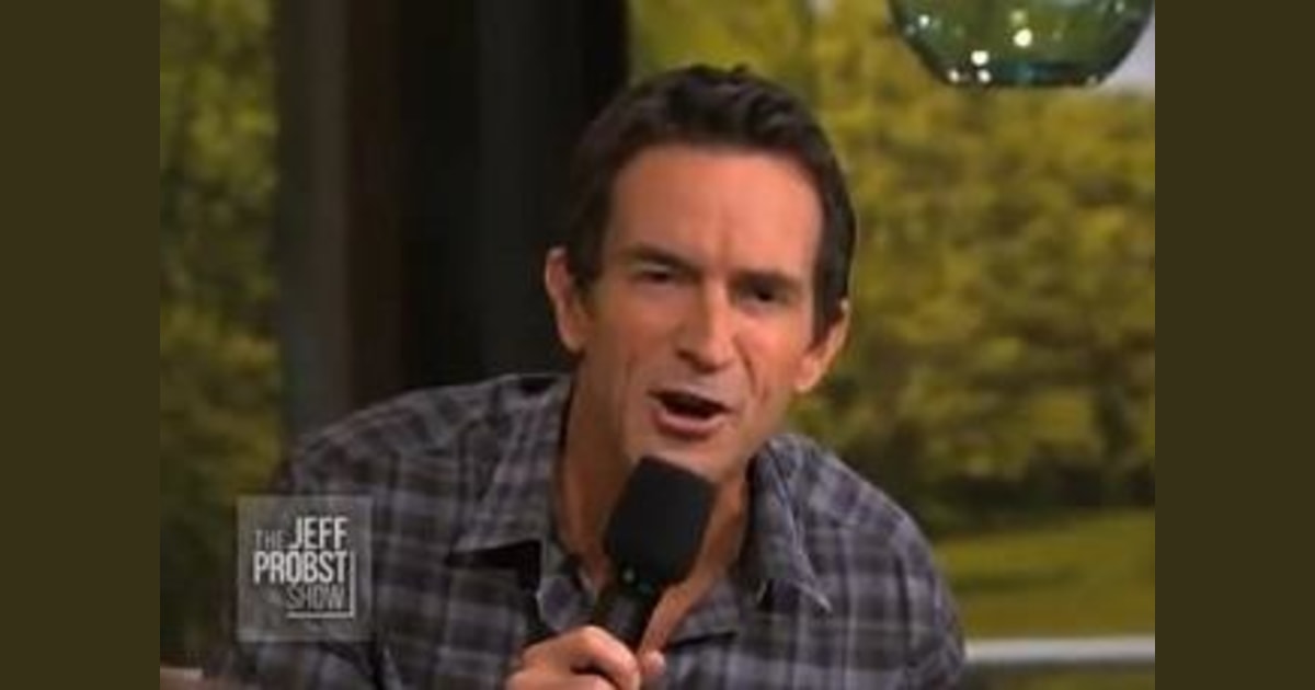 Listen to 'Survivor's' Jeff Probst sing about his new talk show