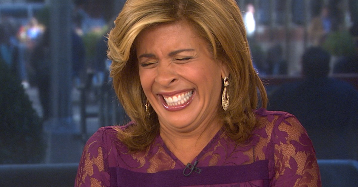 What gave Hoda such a bad case of the giggles?