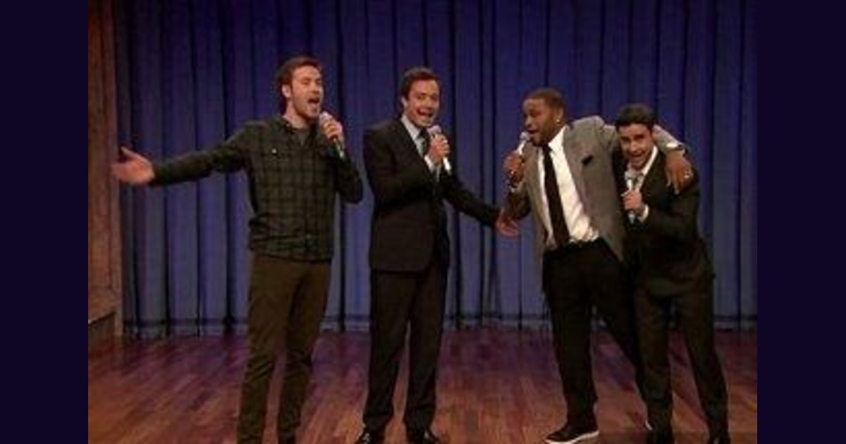 Jimmy Fallon and friends deliver 'History of TV Theme Songs' on 'Late ...