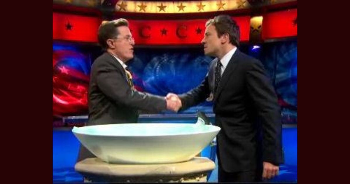 Stephen Colbert and Jimmy Fallon call off friendship