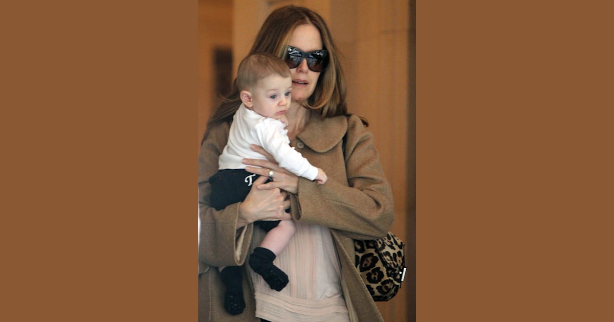Kelly Preston steps out with baby Benjamin