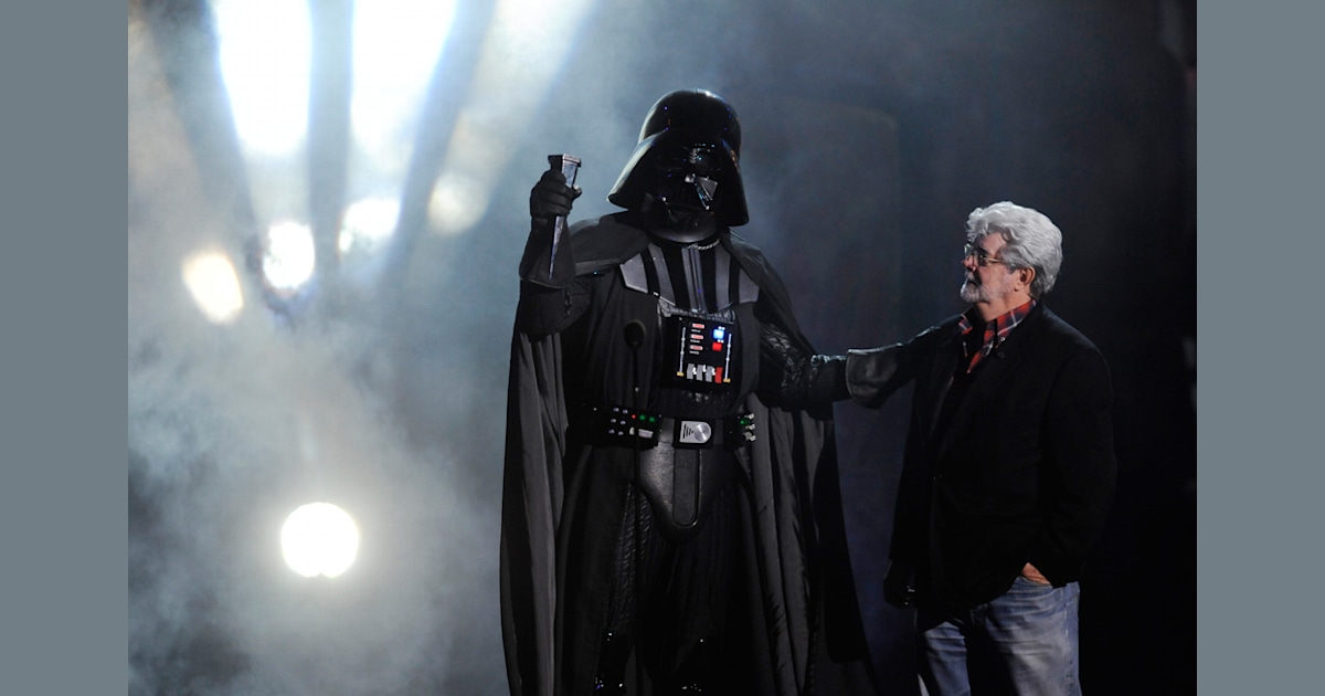 Caption contest: What did Darth Vader say to George Lucas?