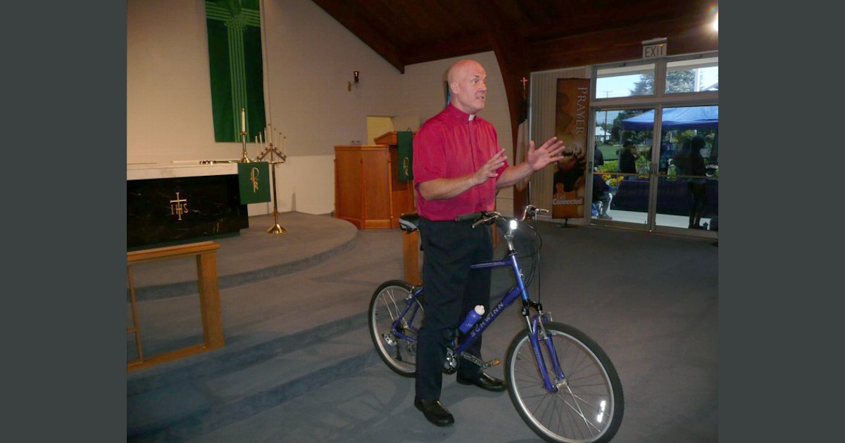 Pastor gives his congregation a workout for body and soul