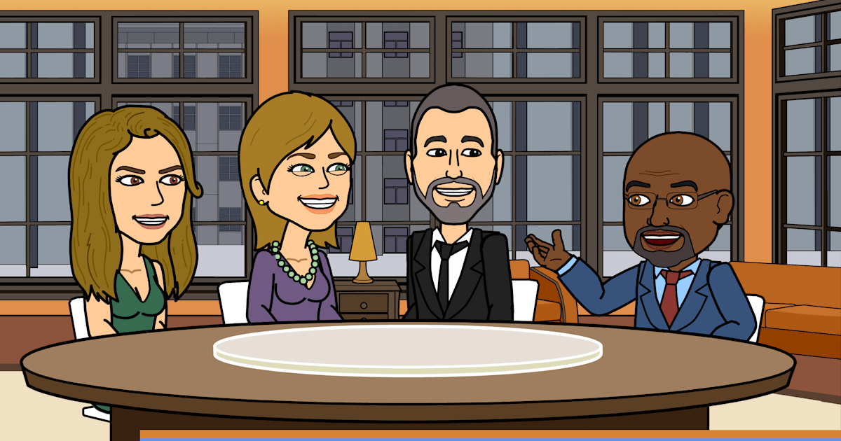 Anchors get the cartoon treatment with Bitstrips