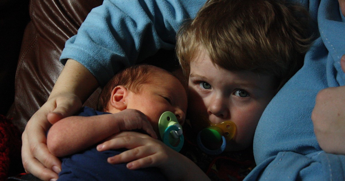 The 'baby illusion': Parents see youngest child as smaller