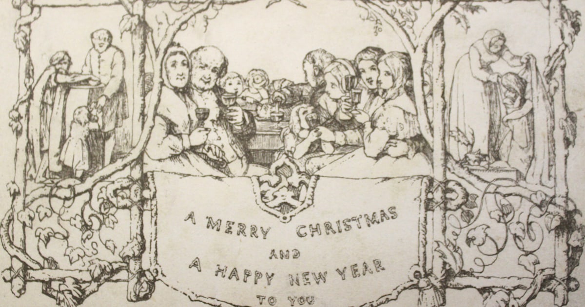One of world's first Christmas cards sells for over $6,800