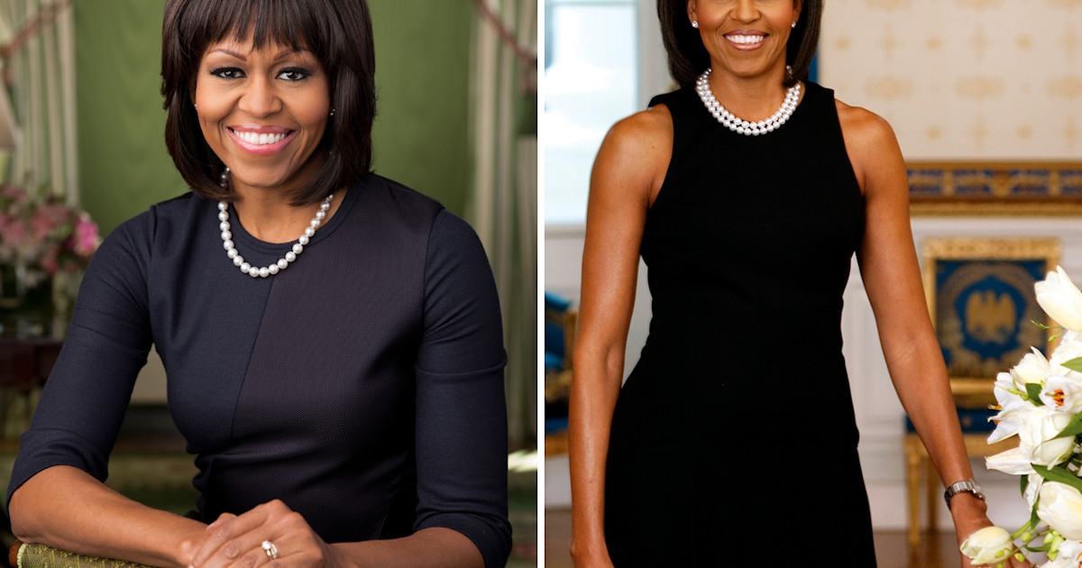 Michelle Obama's new official portrait revealed