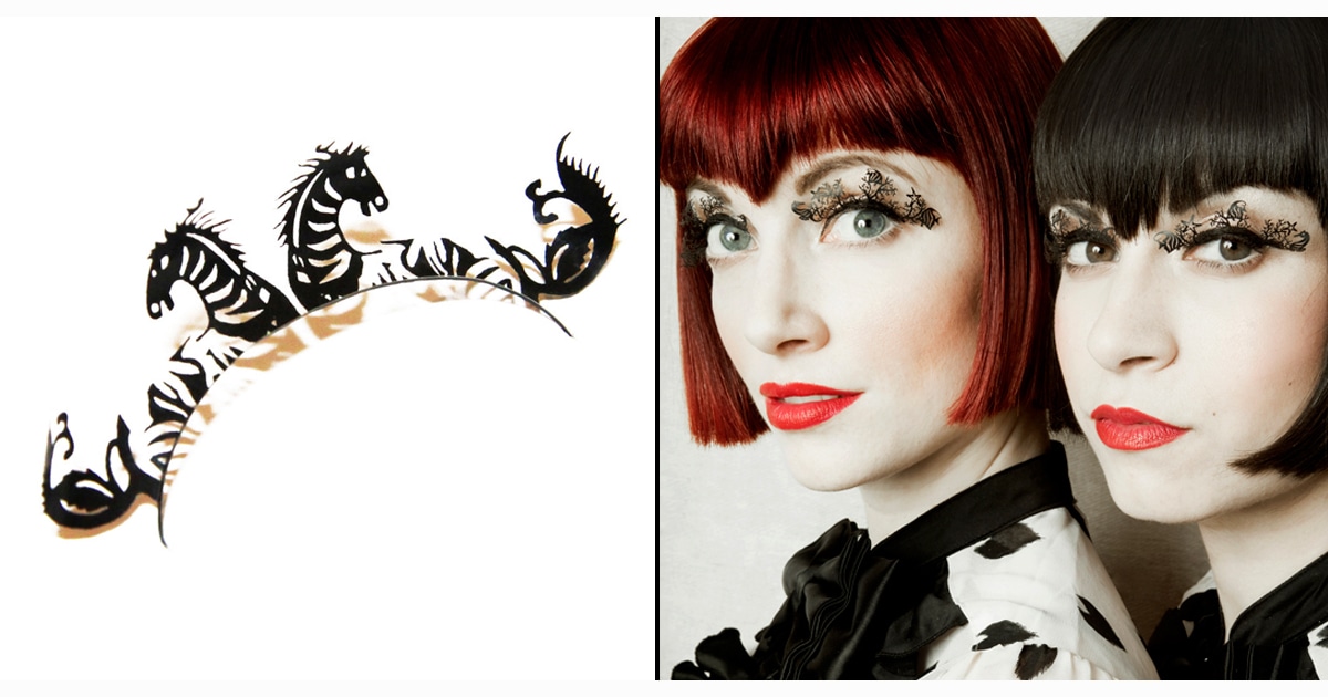 Paper eyelashes: Cool or creepy?
