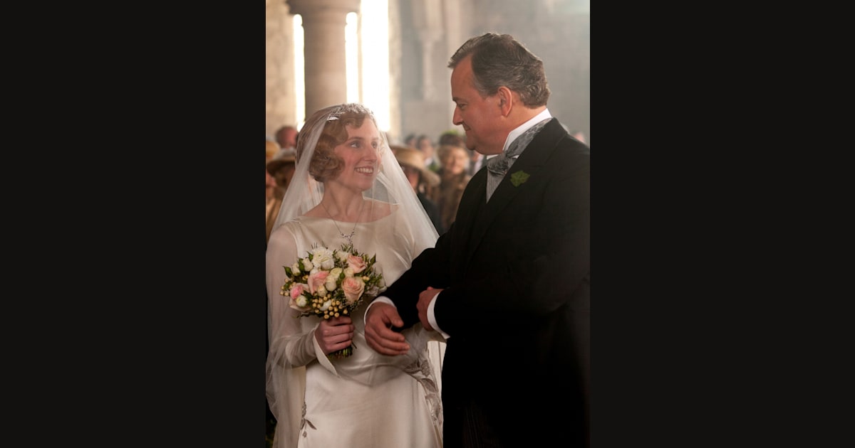 'Downton Abbey': Edith goes from weak sister to radiant bride