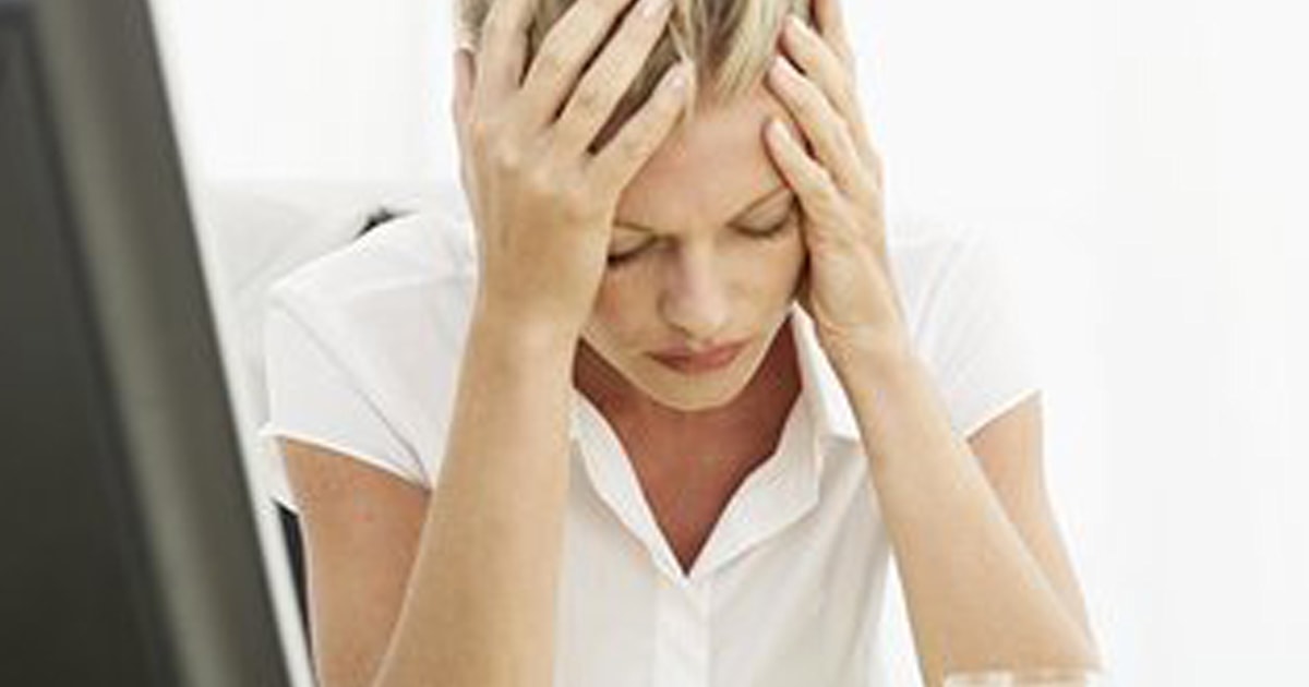 Stress makes you fall back on healthy habits, too