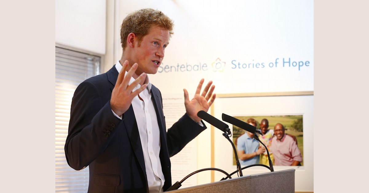 Prince Harry on baby George: 'He was crying his eyes out'