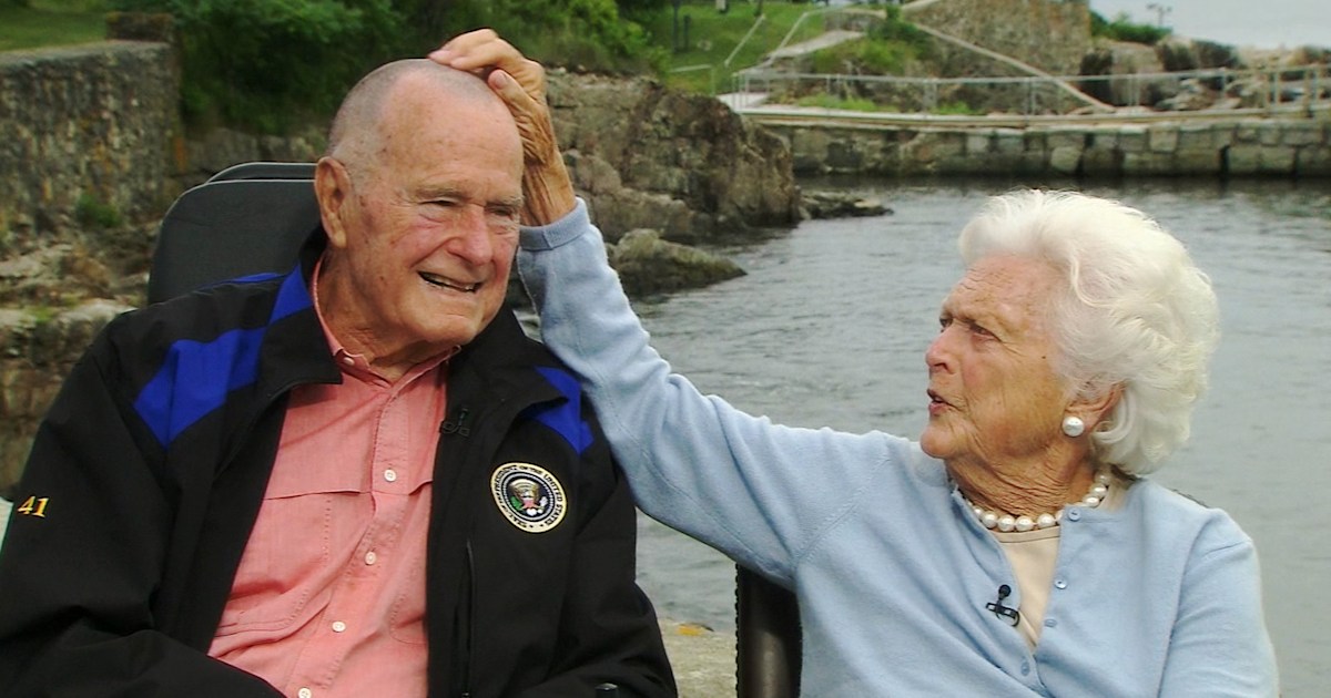 George H.W. Bush: Shaving head was 'right thing to do'