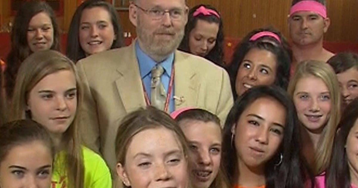 Principal: Retirement flash mob 'meant everything'