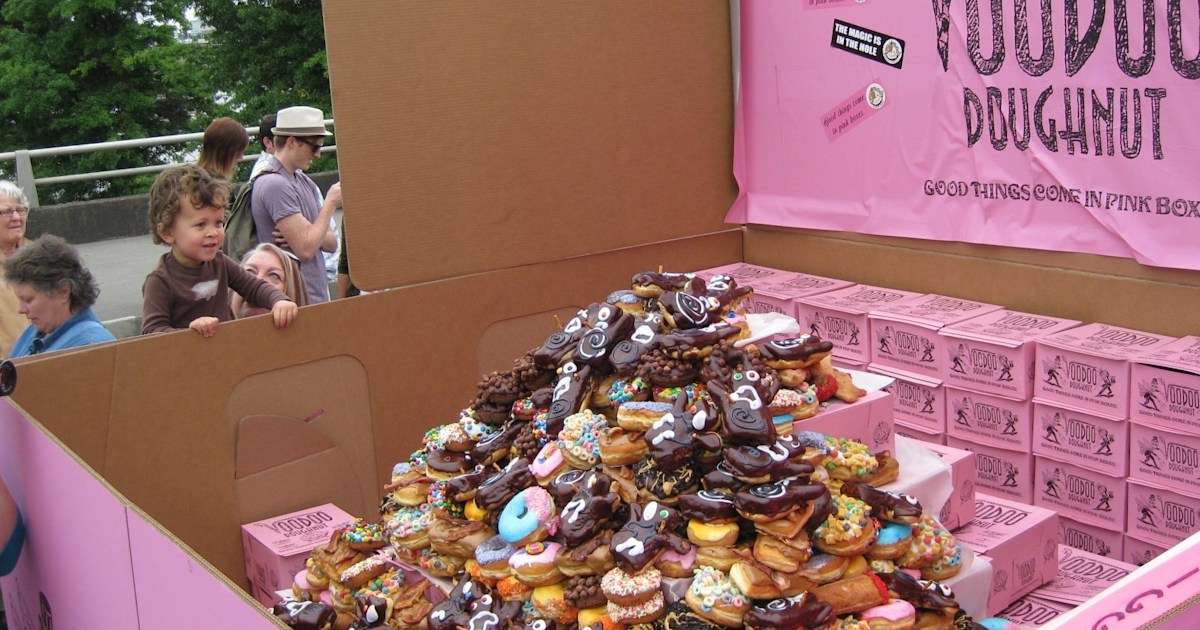 World's largest box of doughnuts weighs in at 666 pounds