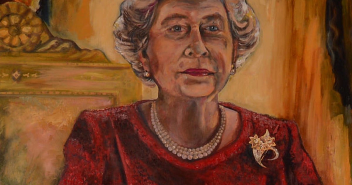 New portrait of Queen Elizabeth unveiled in Wales