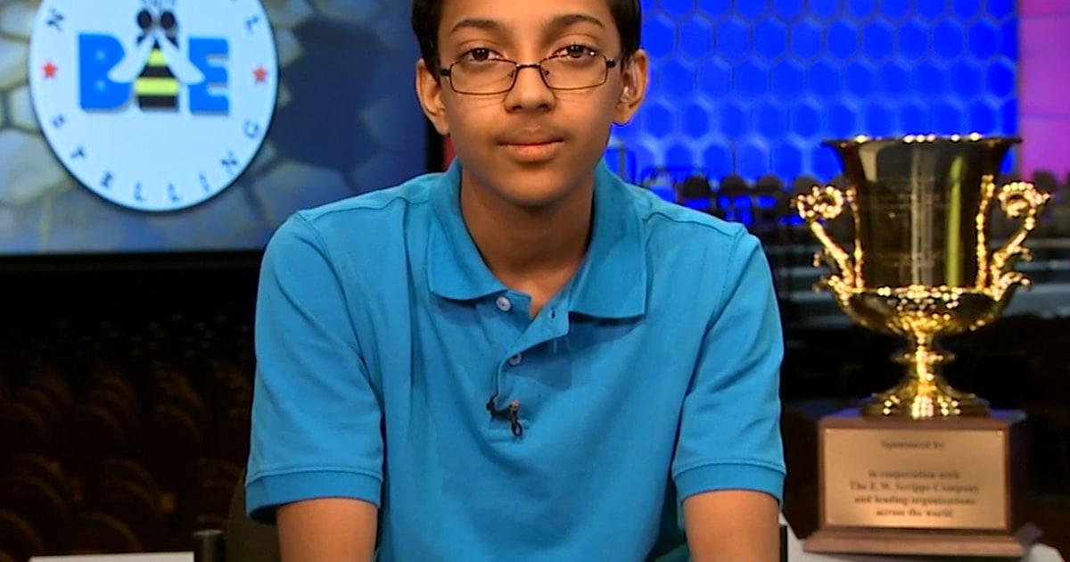 Spelling bee winner: I studied German language patterns