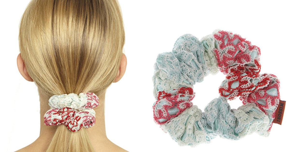 $95 for a Missoni scrunchie? Designers take on the '90s hair trend