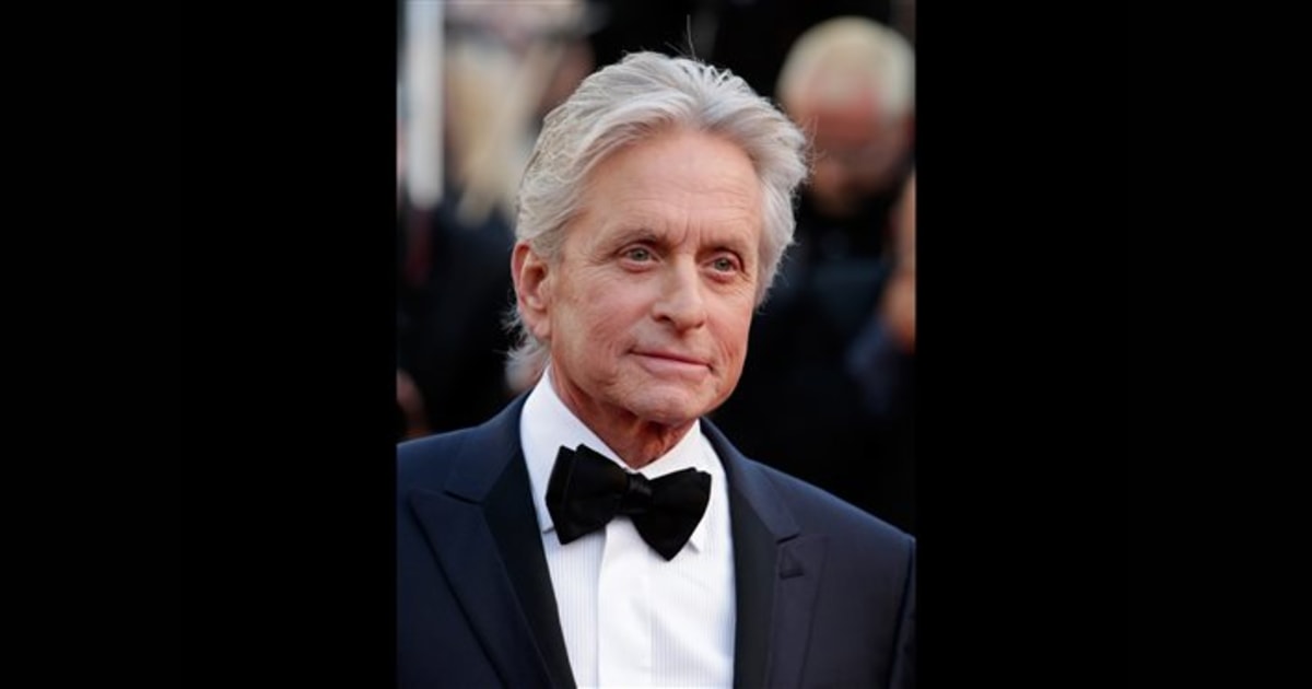 does michael douglas have false teeth